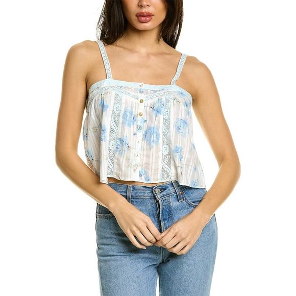 LoveShackFancy | Tops | Loveshackfancy Womens Maitri Tank White | Poshmark